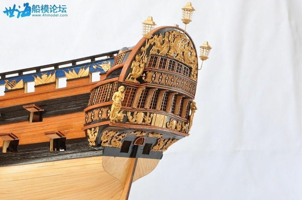 Crown 1:50 1304mm 51.3" INGERMANLAND 1715 Wooden Model Ship Kit | eBay