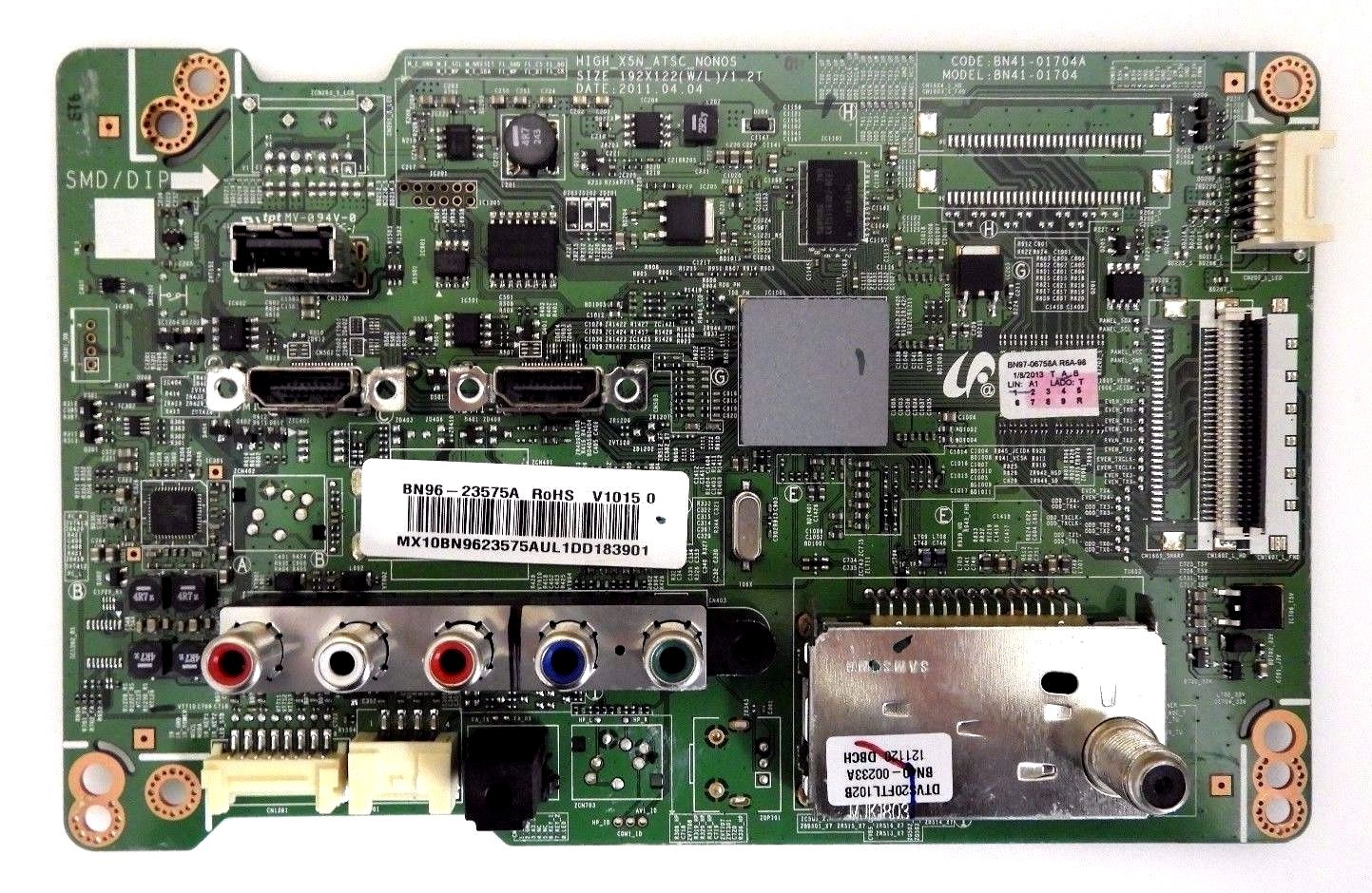 SAMSUNG LN32D403E4D Main Board BN96-23575A , BN97-06758A , BN41-01704A ...