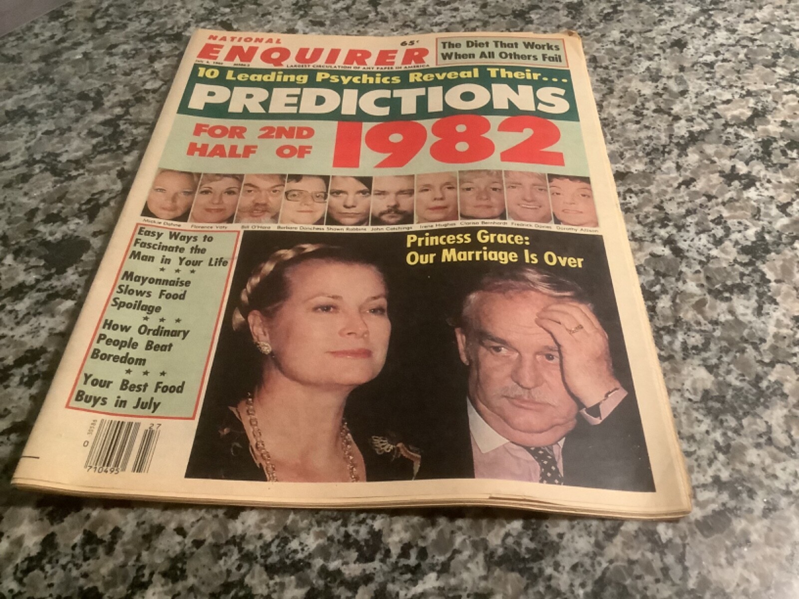 1982 Grace Kelly,Lorne Greene,Phyllis Diller,Lynda Carter,Lourdes,Dean ...