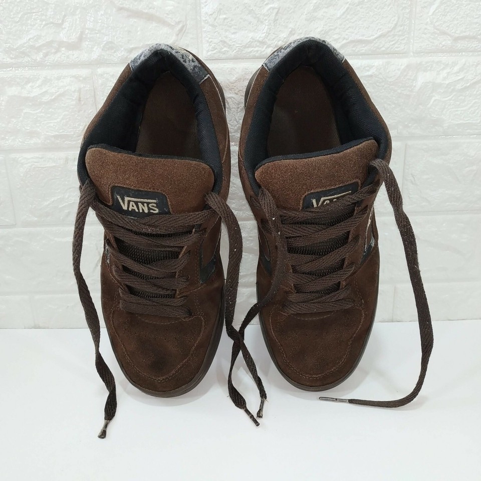 VTG 01 Vans Churchill Skateboard Brown Shoes US 11 EUR 44.5 Fat Tongue ...