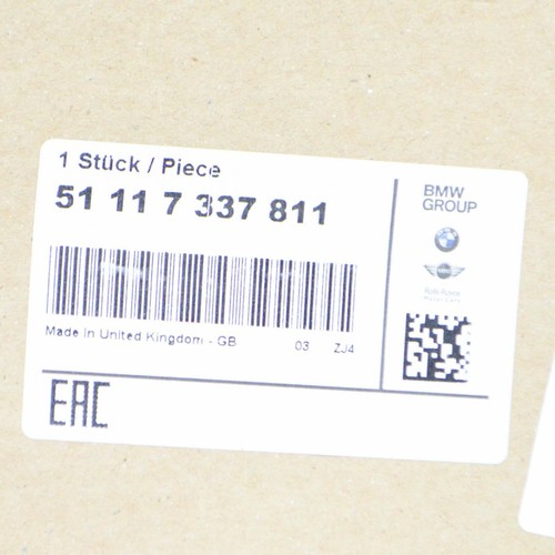 NEU MINI F57 VORDERRADBREMSE LUFTKANAL TRIM KIT 51117337812 51117337811 ...