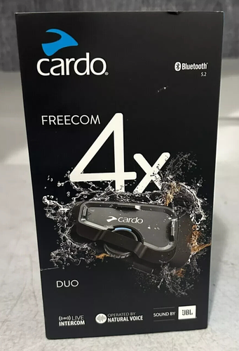 Cardo Freecom 4x : Intercom JBL Duo double kit Bluetooth 4 voies ...