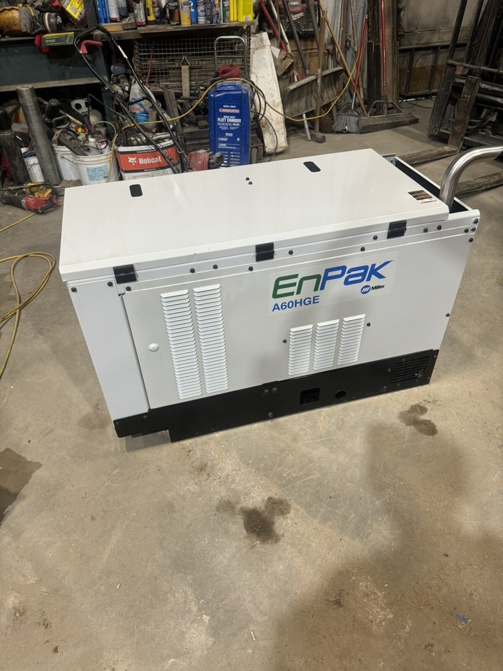 Miller Enpak A60 Air Compressor, Generator, Hydraulic Power Pack Kubota ...