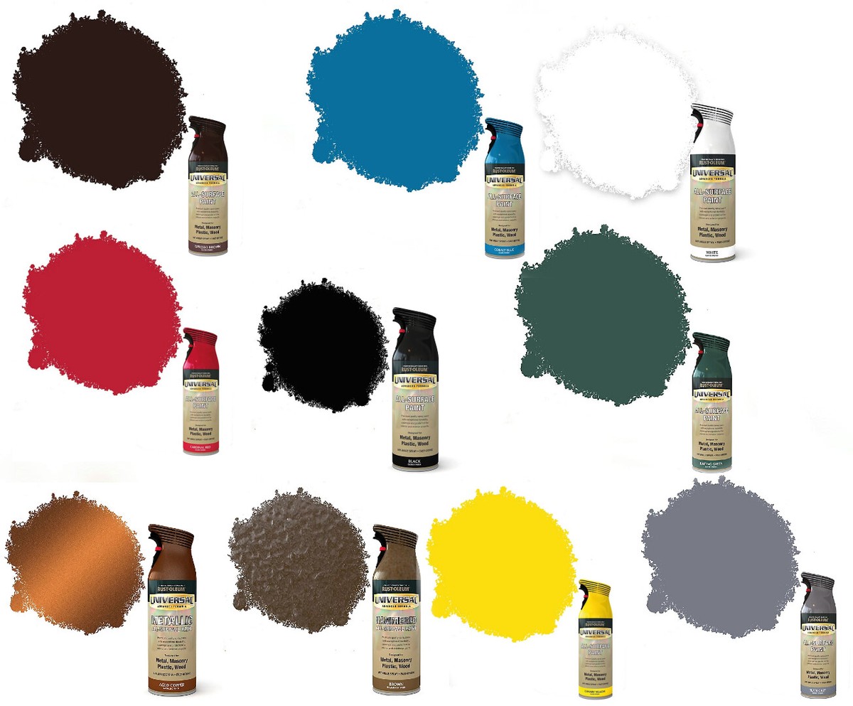Hammered Spray Paint Colors