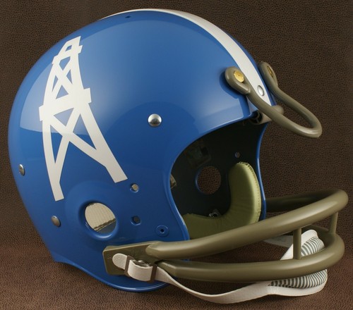HOUSTON OILERS 1960-1963 NFL Riddell TK Suspension Football Helmet | eBay