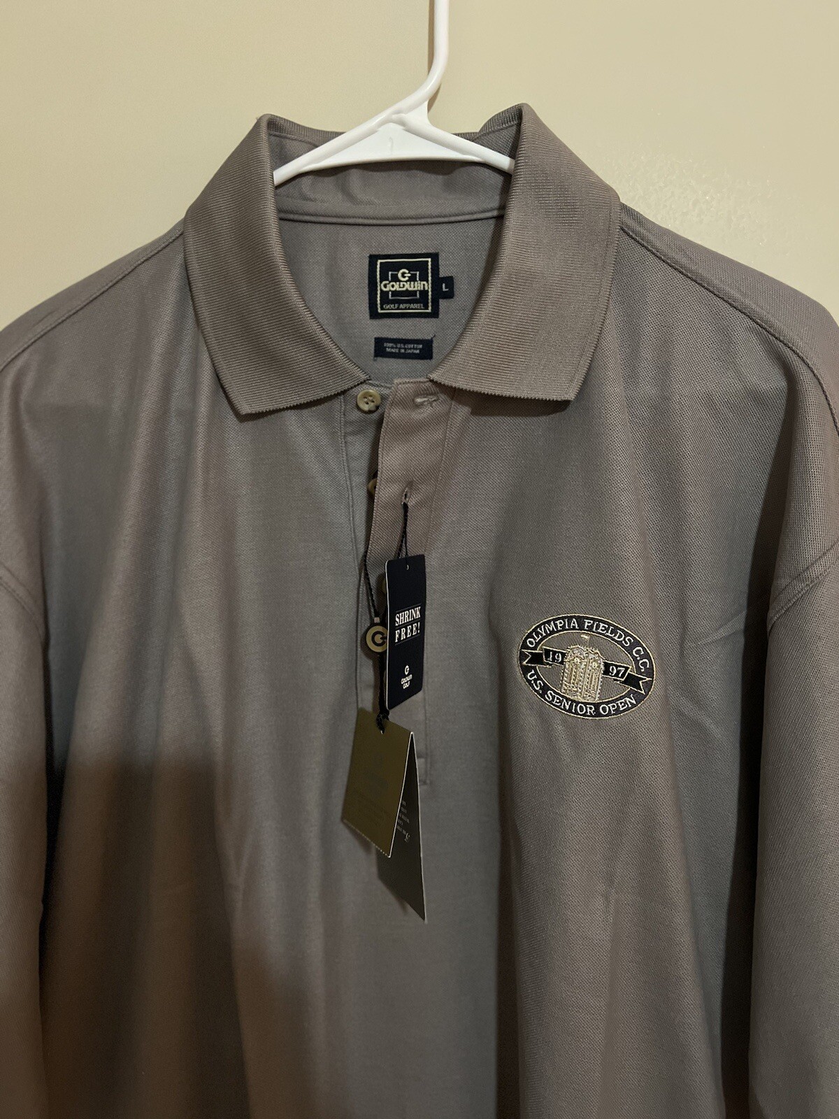 Goldwin Golf Polo Us Senior Open Mens large | eBay