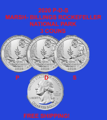 2020 P-D- S MARSH-BILLINGS-ROCKEFELLER NATIONAL PARK ( 3) Coin | eBay