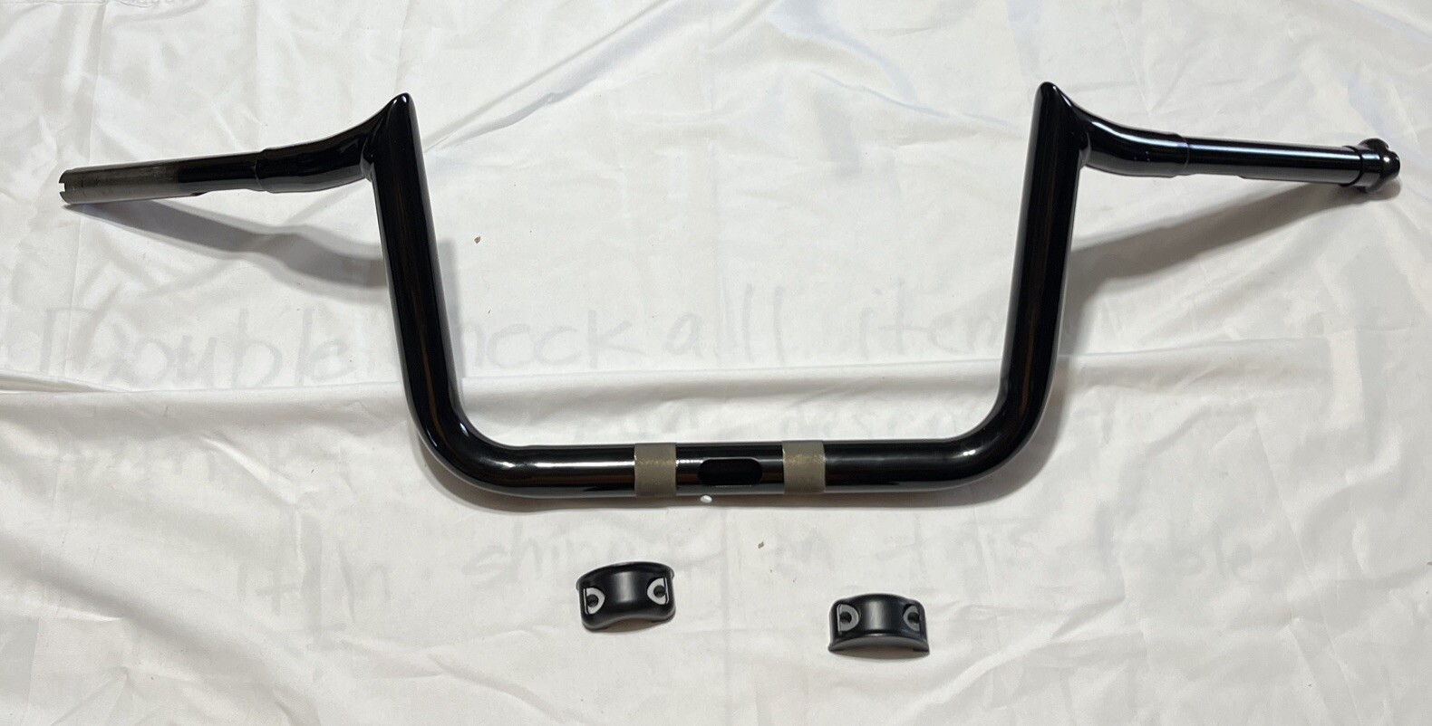 TA@D.29 Harley Davidson 10” Chrome Black Ape Hanger Handle Bars | eBay
