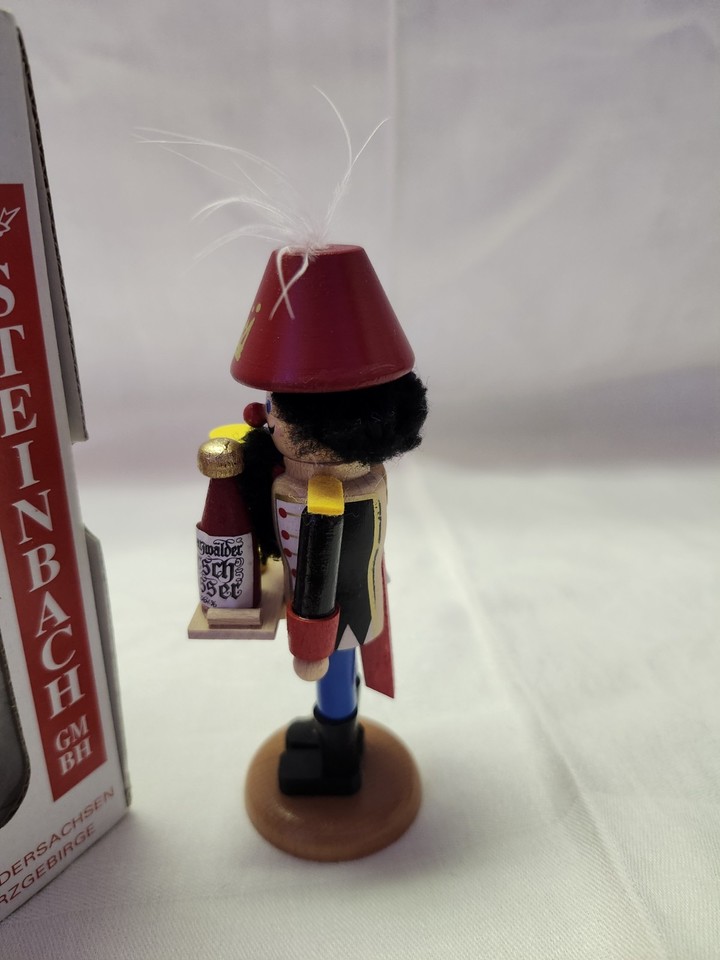 STEINBACH 5" BEER BUTLER TINY NUTCRACKER - HANDMADE GERMANY - With Box ...