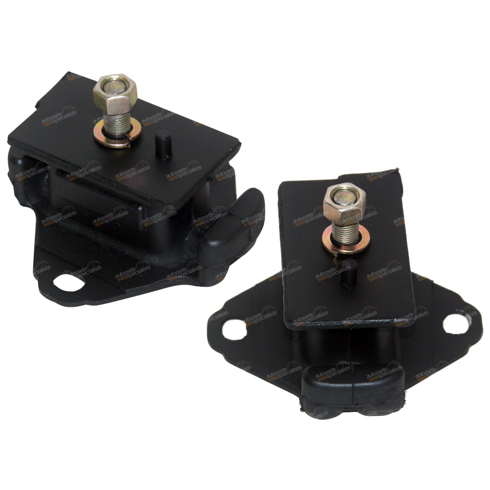 2x Front Rubber Engine Mounts for Toyota Hilux KZN165 99-05 1KZ-TE 3.0L ...