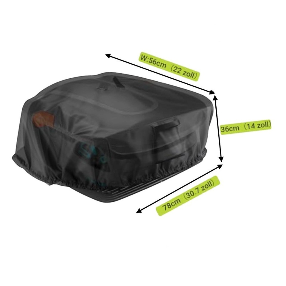 Windproof Robotic Lawn Mower Cover with Elastic Drawstring for ...