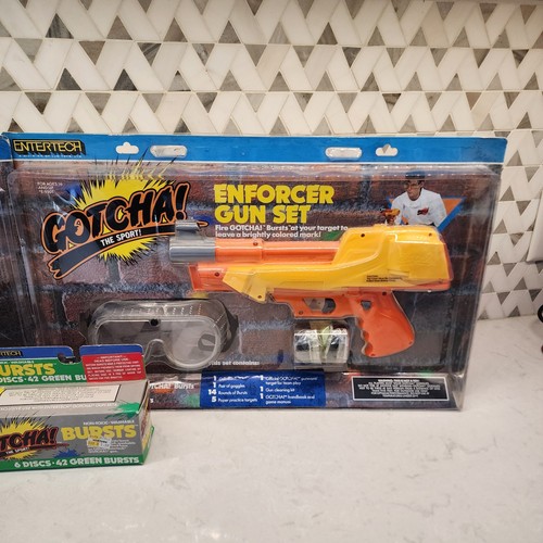Lot Of 2 1987 LJN Toys Entertech GOTCHA The sport Enforcer Gun Set 2 ...