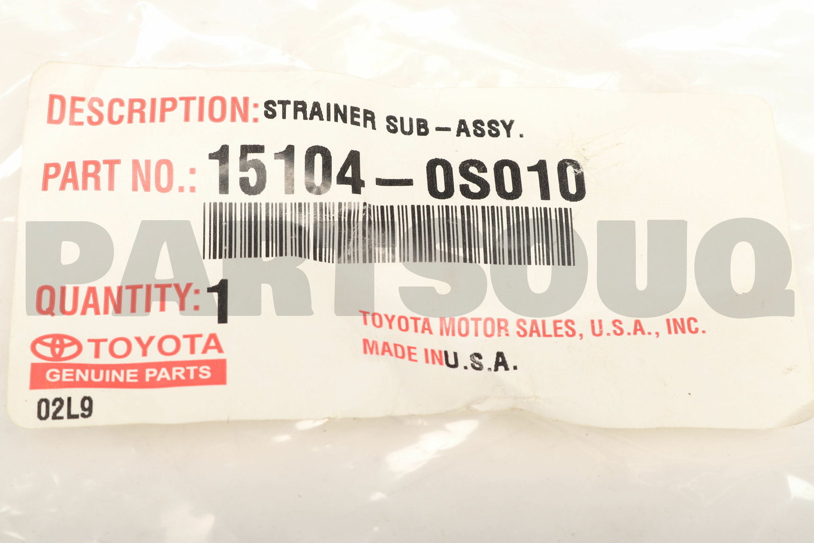 151040S010 Genuine Toyota STRAINER SUB-ASSY, OIL 15104-0S010 | eBay