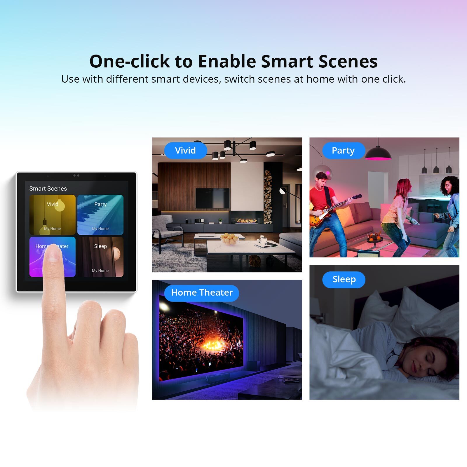 SONOFF NSPanel Pro Smart Home Control Panel Smart Scene Wall Switch ...