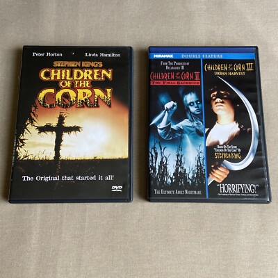 Children Of The Corn I II III (DVD 1984 + Guide) Horror Stephen King 1 ...