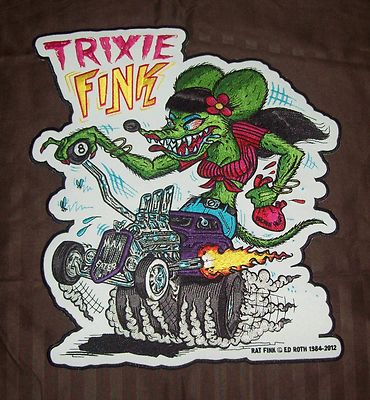 LARGE OFFICIALLY LICENSED ED "BIG DADDY" ROTH RAT FINK TRIXIE HOT ROD ...