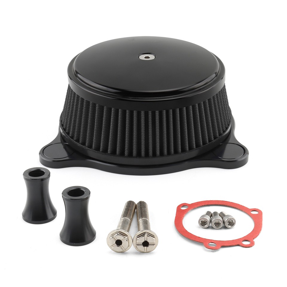 Smooth Air Cleaner Intake Filter For Harley Electra Glide Road King ...