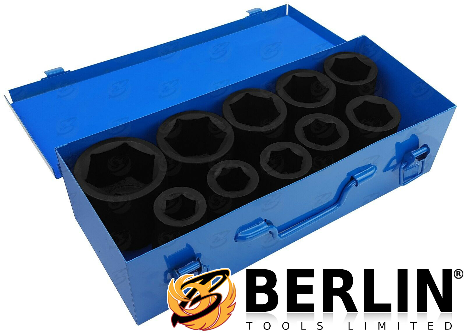 1" Inch DRIVE DEEP IMPACT Socket Set 22-50mm HGV Long Reach Impact ...