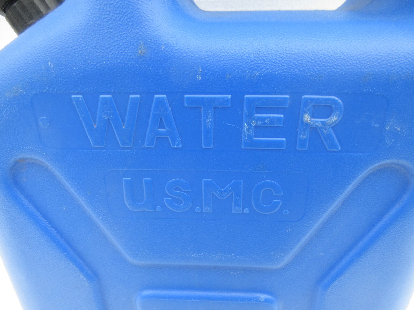 Vintage USMC Blitz 6 Gallon Hard Plastic WATER CAN/JUG Jerry Can-Style ...