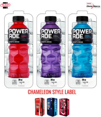 Royal Vendors Chameleon CUSTOM Vend Label (Flavor Strip) - Powerade ...