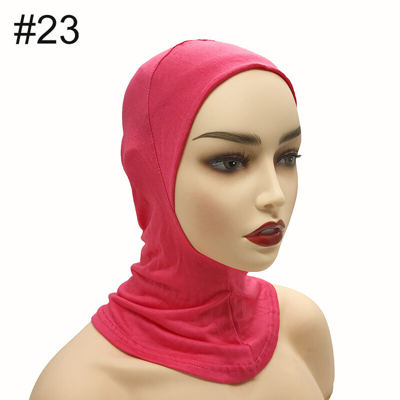 Women's Under Scarf Hat Cap Bone Bonnet Ninja Hijab Islamic Neck Covers Muslim | eBay