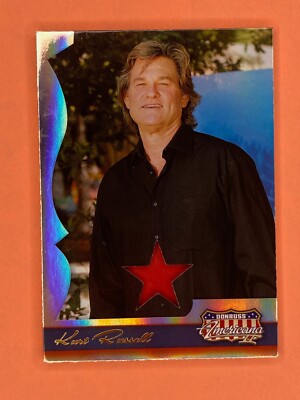 2008 Americana COLOR RELIC Kurt Russell, Actor #224/500 -d52 | eBay