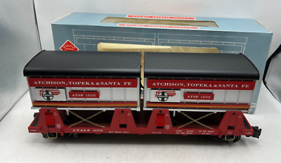 Aristo Craft G Scale REA-46502 ATSF Santa Fe 1502 Two Trailer Piggyback ...