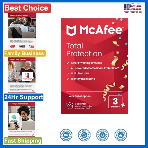 Total Protection 2024 for 3 Devices - Ultimate Cybersecurity Software ...