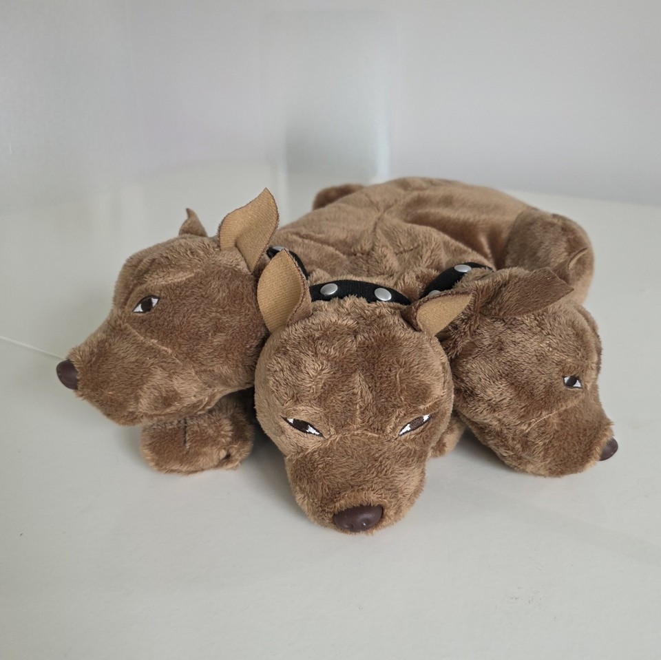 Harry Potter Three Headed Dog Fluffy Hand Puppet | eBay