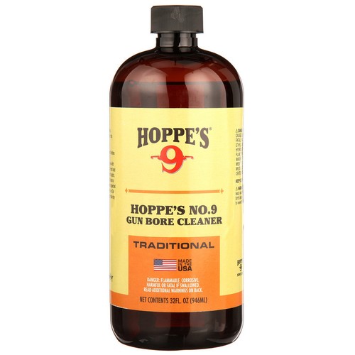 Hoppe's No. 9 Gun Bore Cleaning Solvent 1-Quart (32 Ounce) Bottle ...