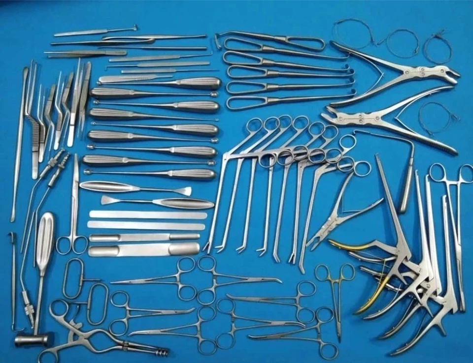 Laminectomy Orthopedic Surgical Instrument Set 78 Pcs for Spinal ...