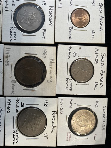 WORLD Coin Collection 20 Carded Coins. 4 | eBay