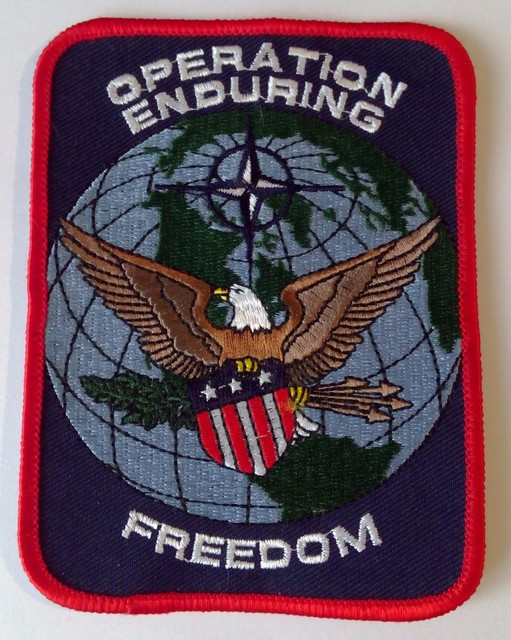 Patch Logo Enduring Freedom Deluxe Low Profile | eBay