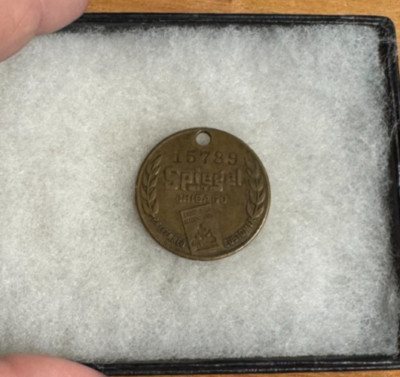 Chicago, Il. Vintage Spiegel Preferred Customer #15789 Charge Coin | eBay