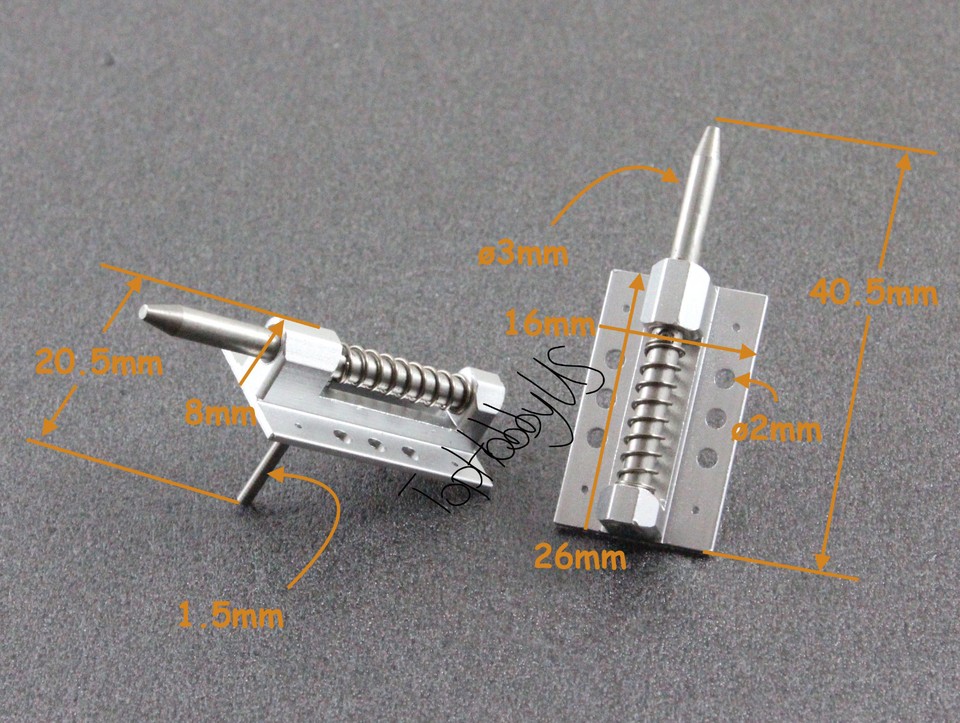 1PC Aluminum Canopy Hatch Latch Lock RC Plane Airplane (US GOOD SELLER ...