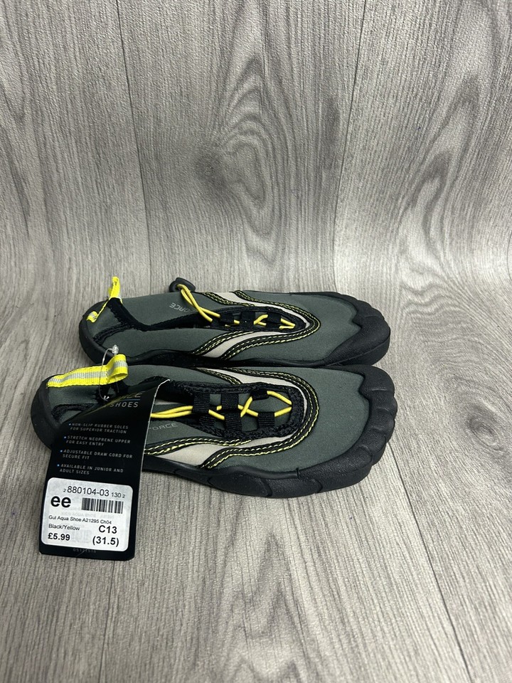 Kids Gul G Force Grey Aqua Shoes UK Size c13 Brand New | eBay UK