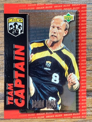 Upper Deck Bandai MLS Card 1997 Brian Bliss Columbus Crew Team Captain ...