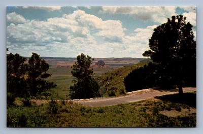 Postcard Vtg Nebraska View From Summit Of Scotts Bluff National ...