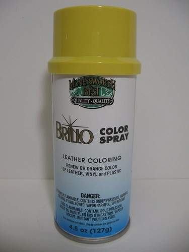 M&B BRILLO Shoe Color Spray Leather Paint Leather & Vinyl Coloring - 4. ...