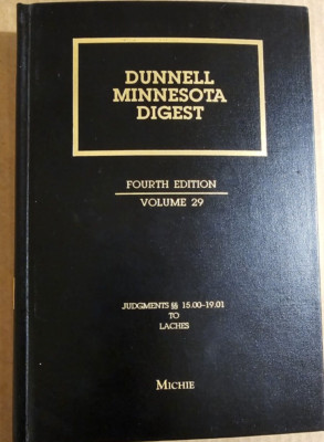 Dunnell Minnesota Digest 4th Edition Volume 29: 1995 Hardcover | eBay
