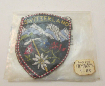 Rare Switzerland Cloth Patches Lot of 2 Jouets Franz Carl Weber in ...