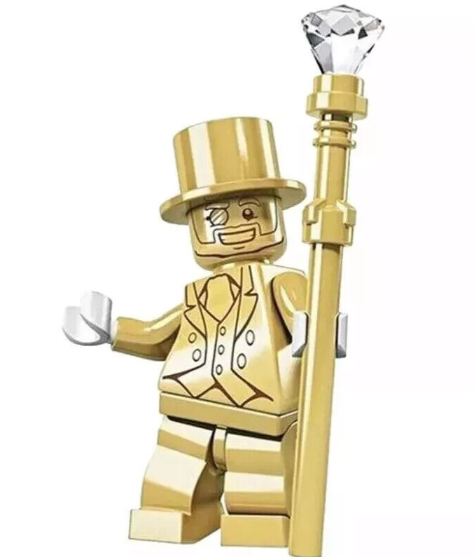 Mr Gold Lego minifigure - see photos and item description | eBay