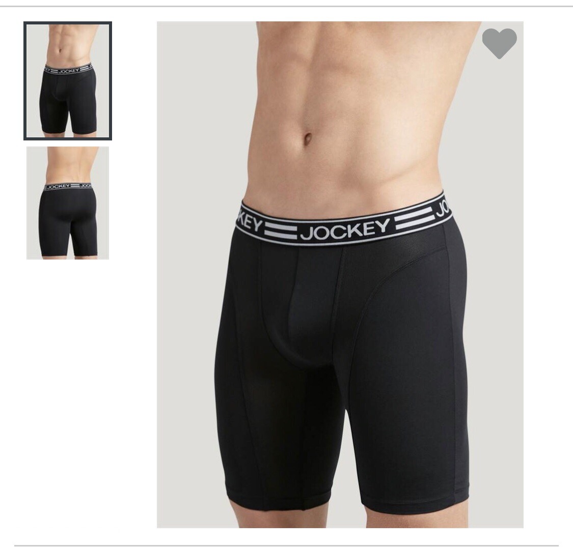 Jockey Cool Mesh Panels Boxer Men Underwear Boxers Nylon Size Small | eBay