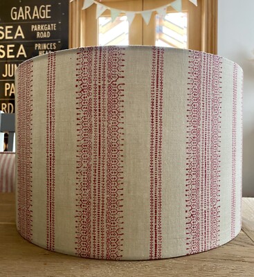 NEW HANDMADE LAMPSHADE KATE FORMAN CAMILLE FABRIC LIGHT PINK LAMP OR ...
