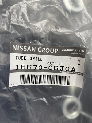 Nissan TD42 / TD42T injector return line 16670-06J0A / A6670-06J0A ...