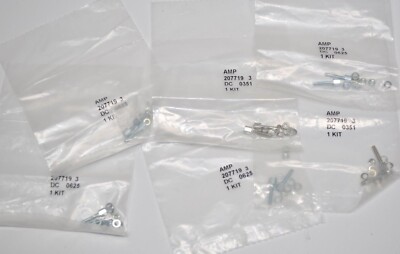 Lot of 6 AMP TE Female Screw Lock Assembly Kits Part# 207719-3 | eBay