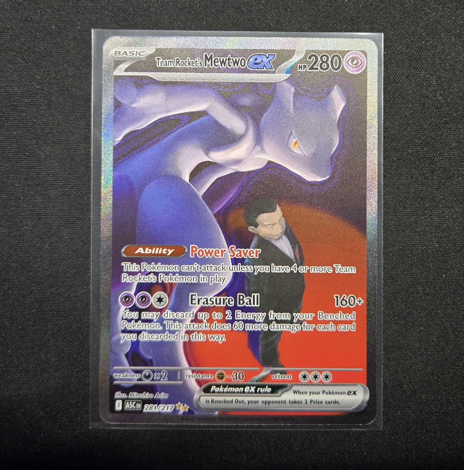 Team Rockets Mewtwo EX 281/217 SIR - Ascended Heroes Pokémon TCG | eBay