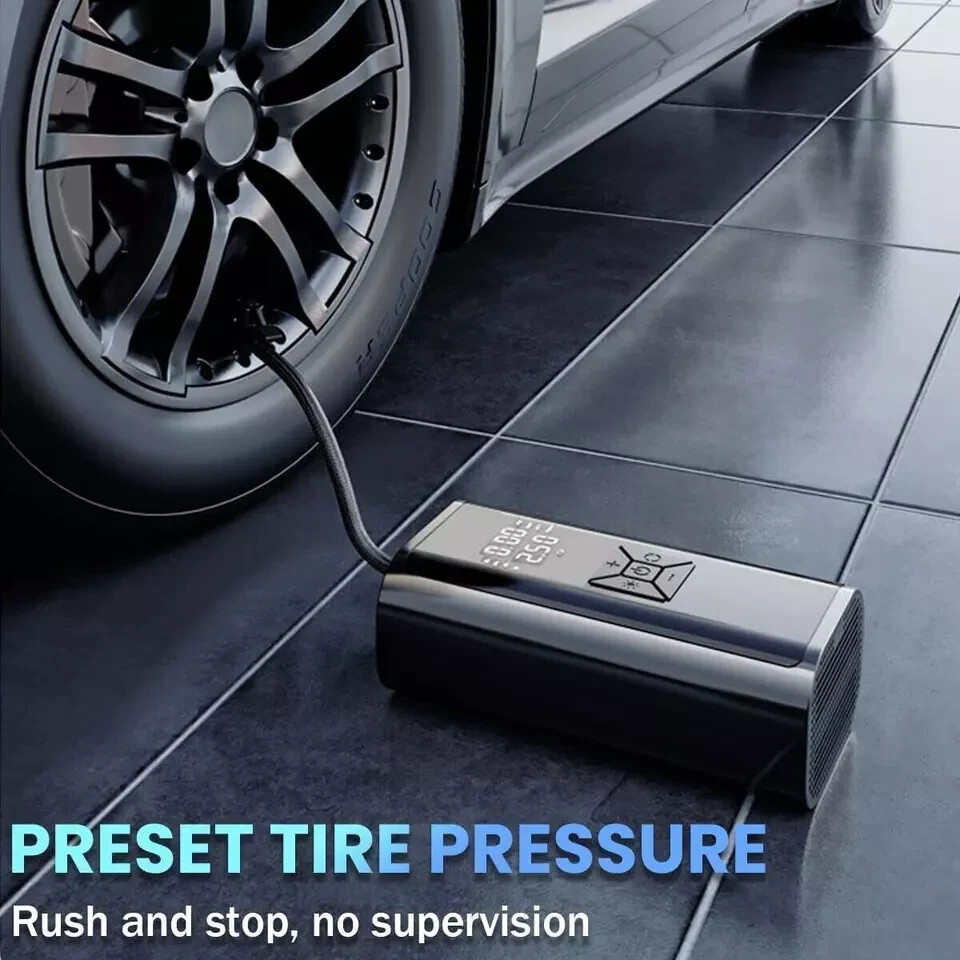 Pocket Air Car Tire Inflator Portable Air Compressor by Bullseye Pro ...