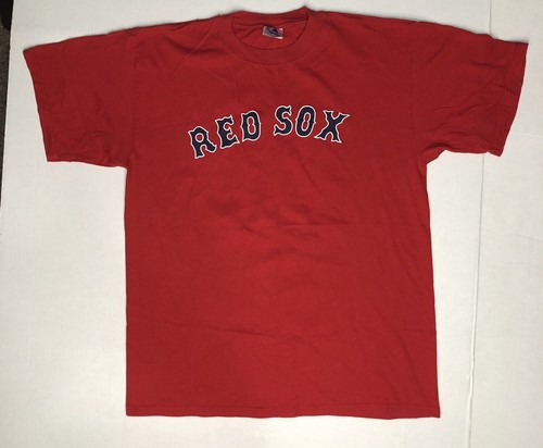 Majestic Boston Red Sox Big Papi David Ortiz T-Shirt SZ XL Red 34 Heavy ...