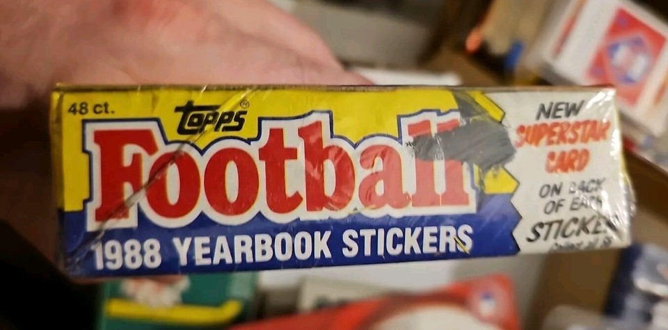 1988 TOPPS FOOTBALL STICKER BOX UNOPENED 48 PACKS BO JACKSON RC | eBay